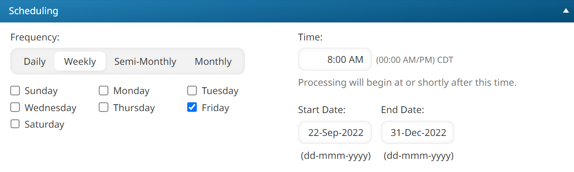 Schedule Reports to Send Automatically in SmarterU