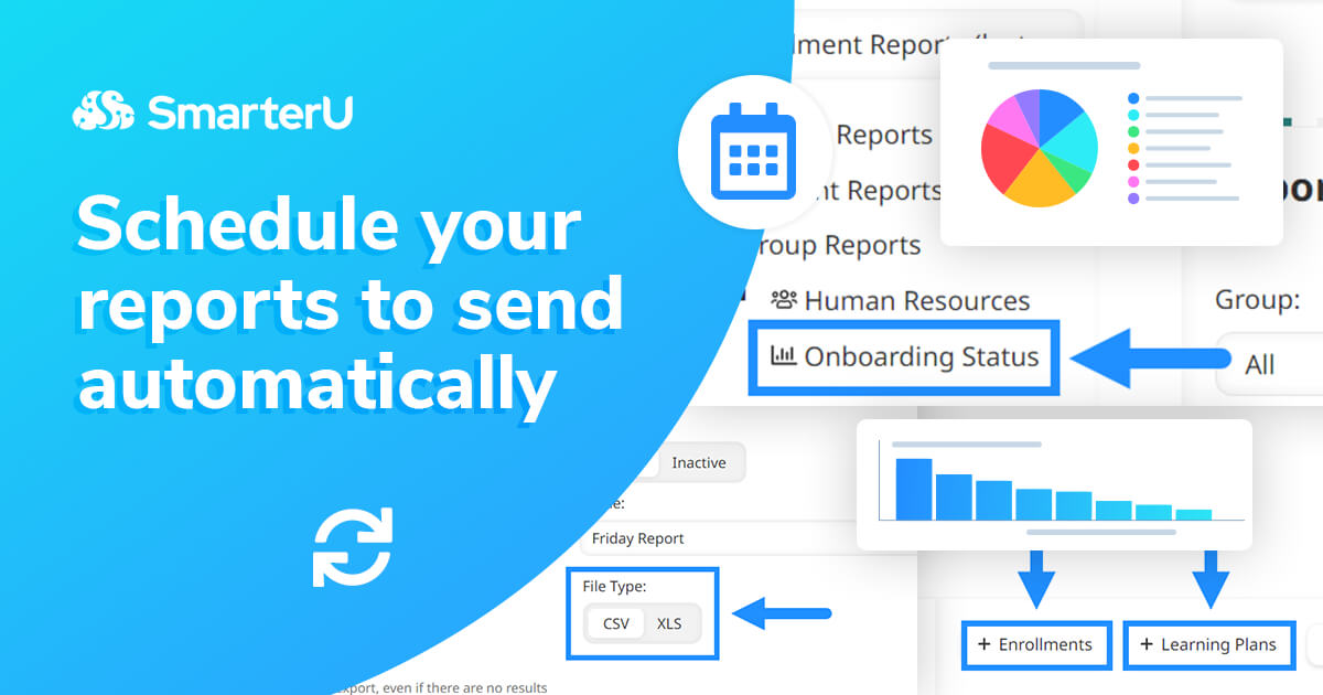 Schedule Reports to Send Automatically in SmarterU