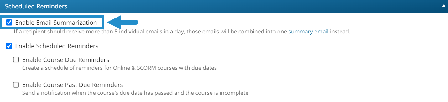 Boost training completion rates with SmarterU's scheduled reminders!