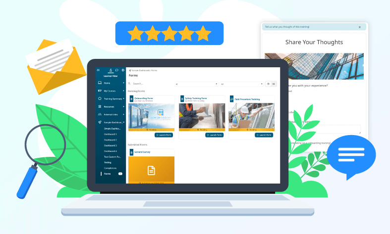 Gain new insights with SmarterU LMS forms