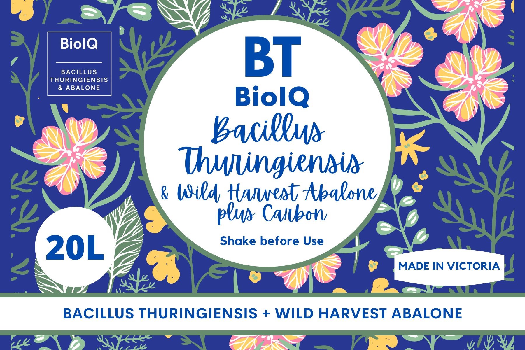 What are the 5 Bacillus Bacteria used by BioIQ and why?