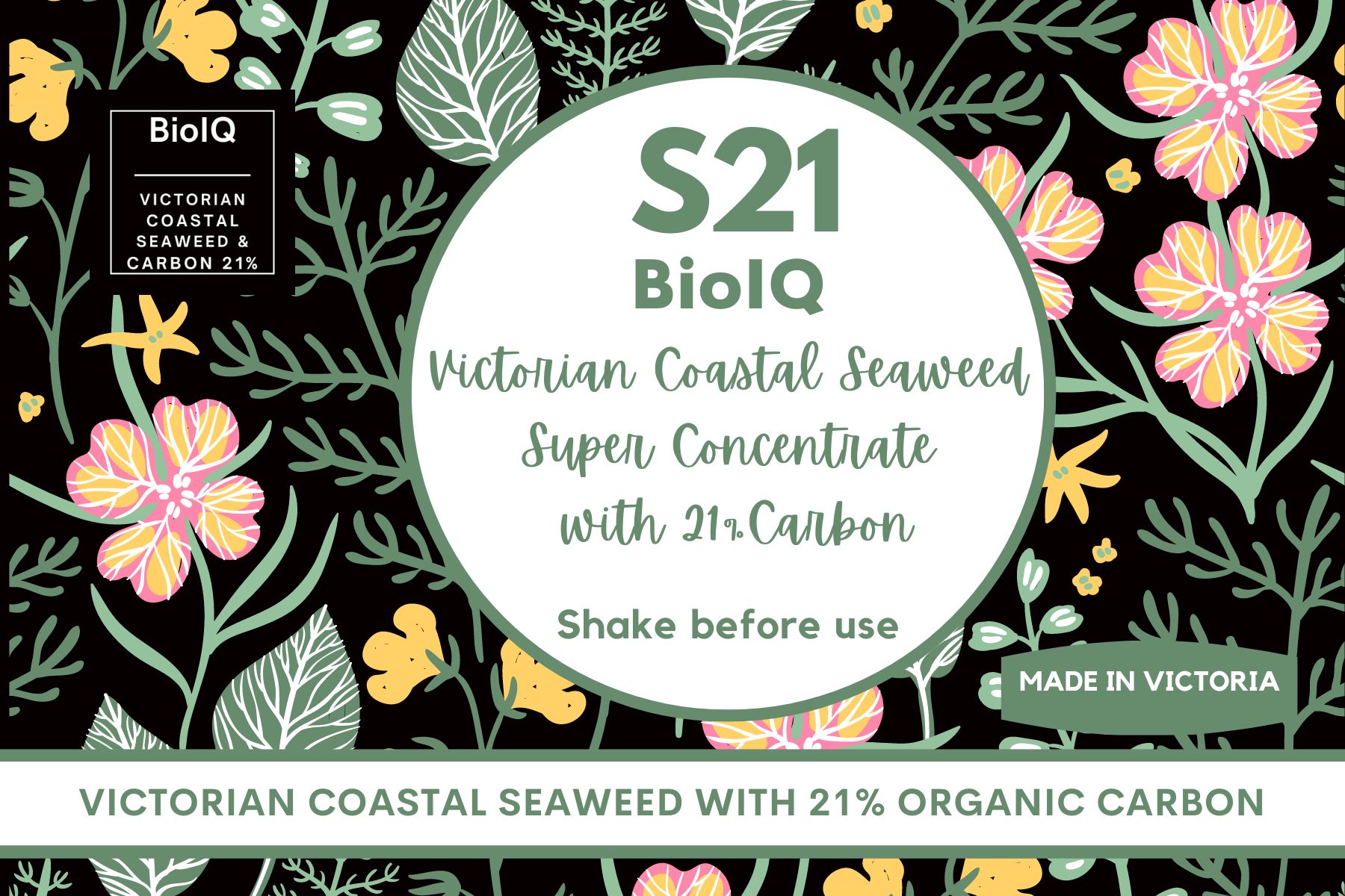 BioIQ S21 Victorian Coastal Seaweed + 21% Carbon from