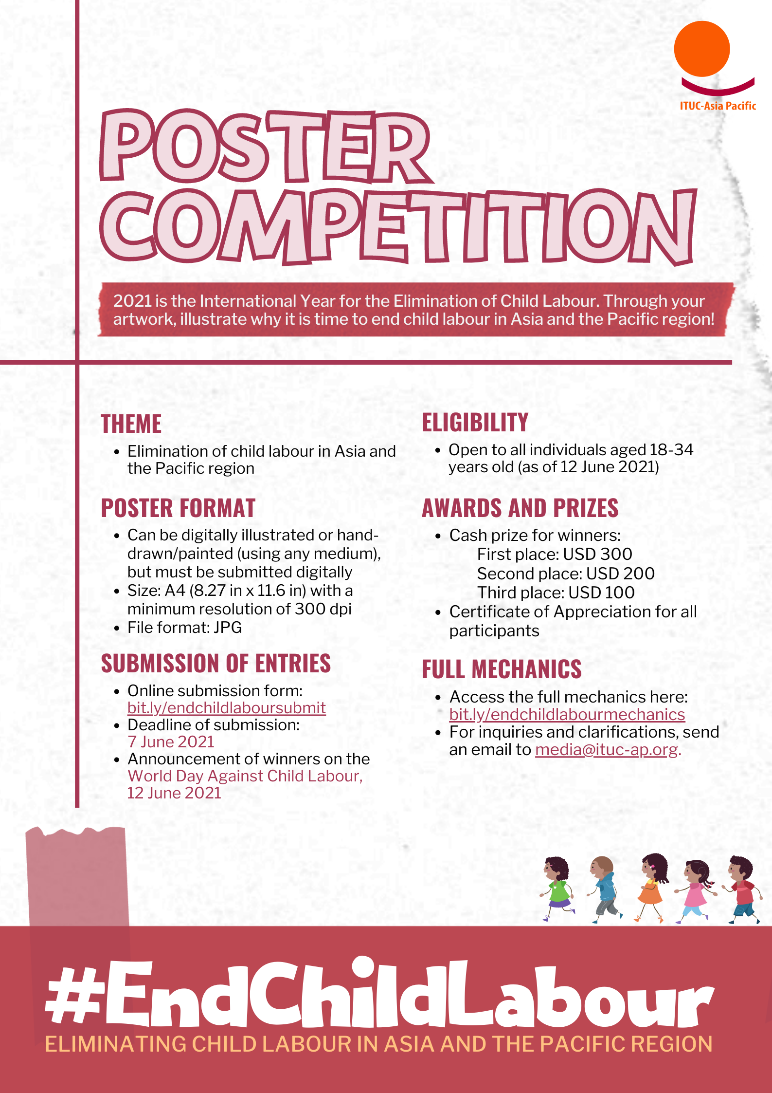 ITUC-Asia Pacific launches the #EndChildLabour Poster Competition ...