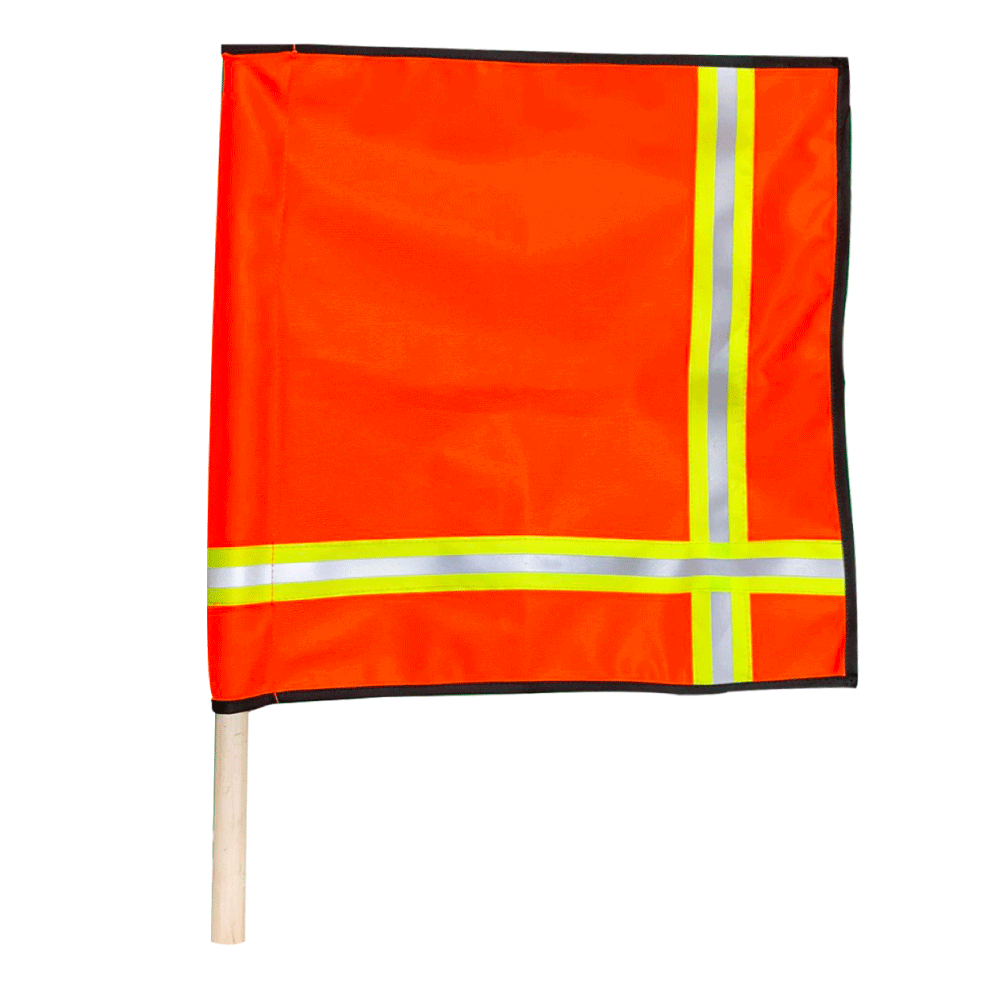 GLUH Internacional | Banderín De Seguridad Reflejante "POLY-+" Naranja