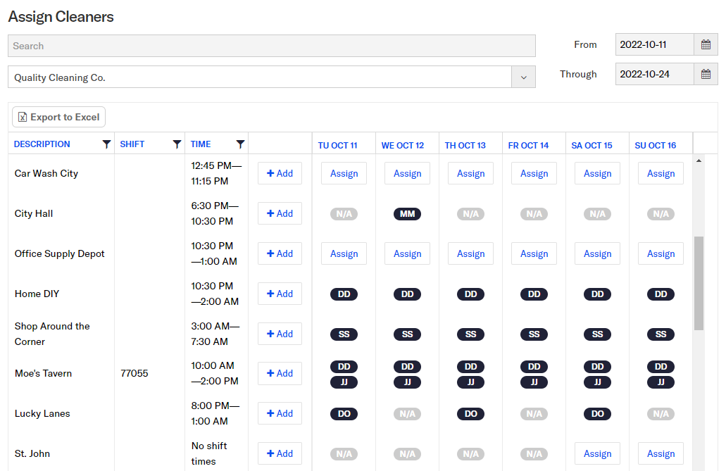 Scheduling and Team Management | Clean Smarts