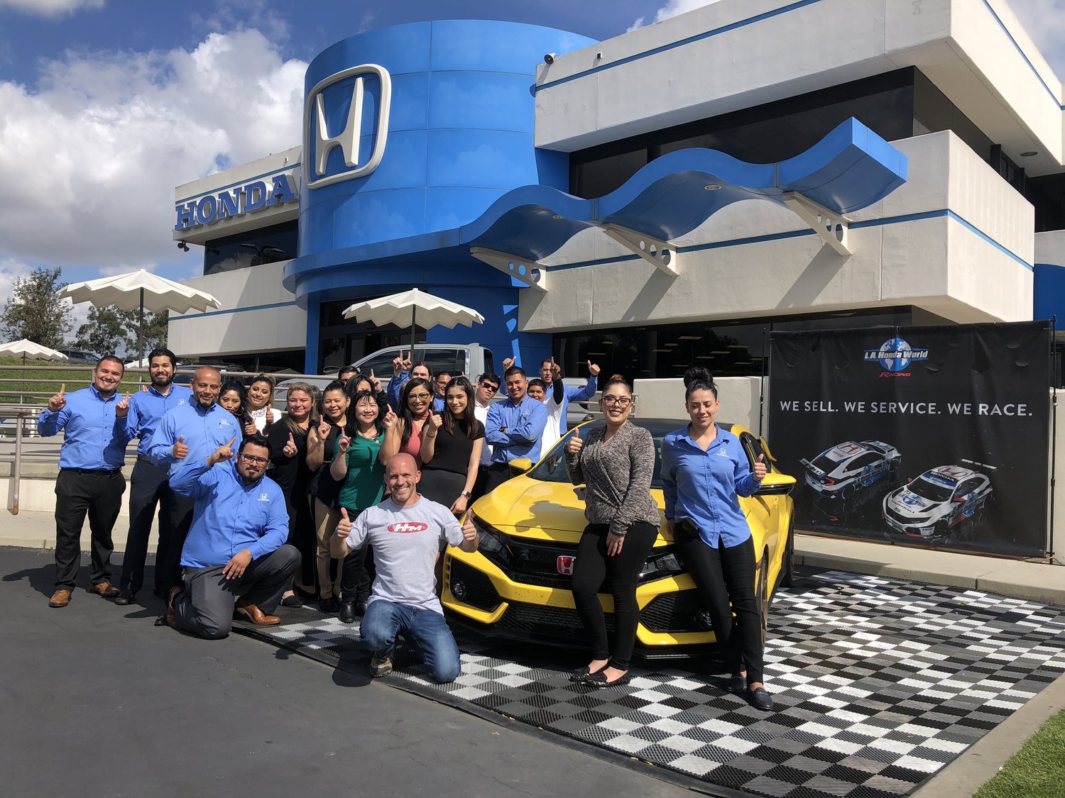 Honda Pro Jason Visits L.A. Honda World