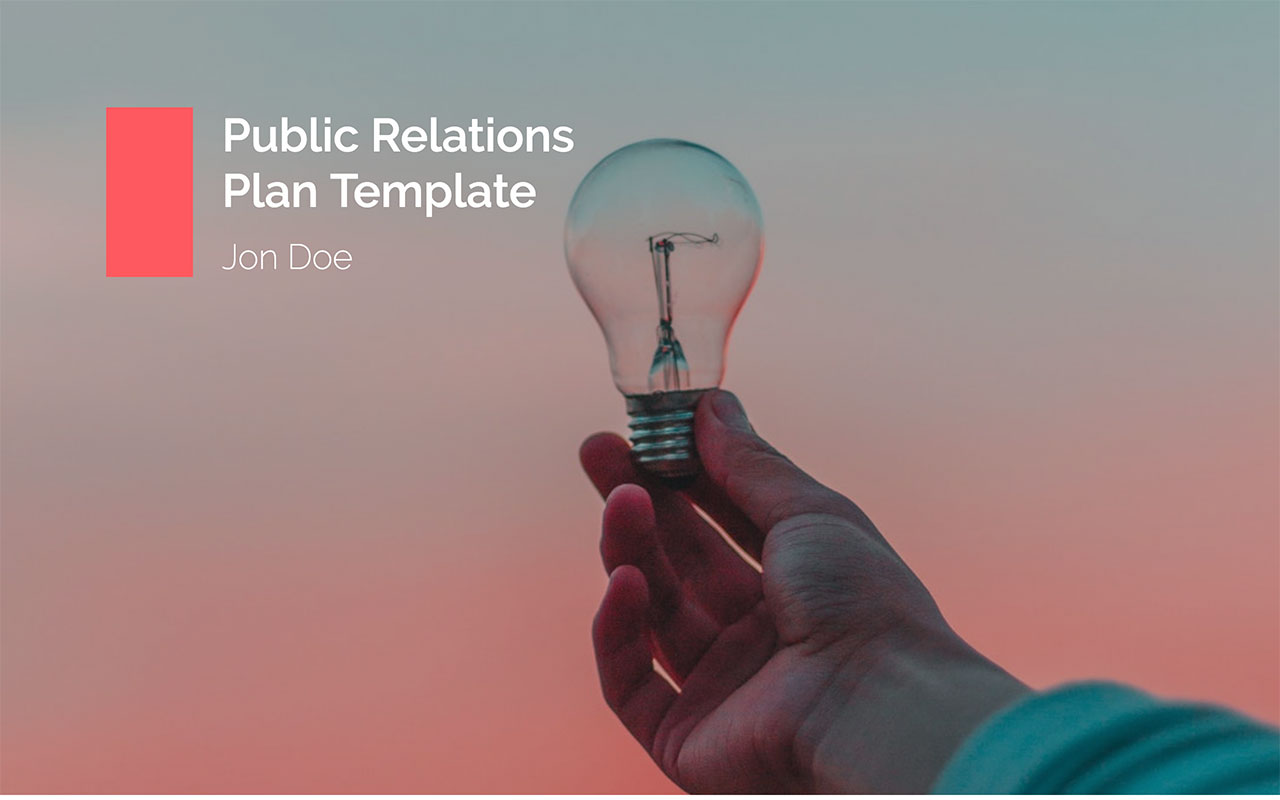 PR Planning Template [Customizable]