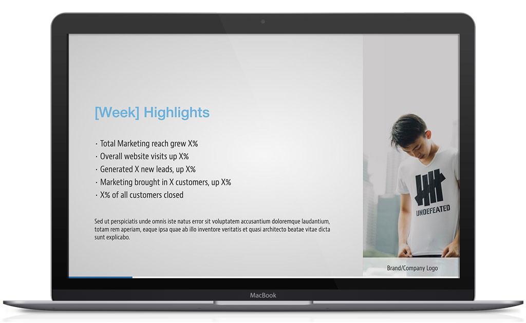 Weekly Report Template | Free PDF & PPT Download