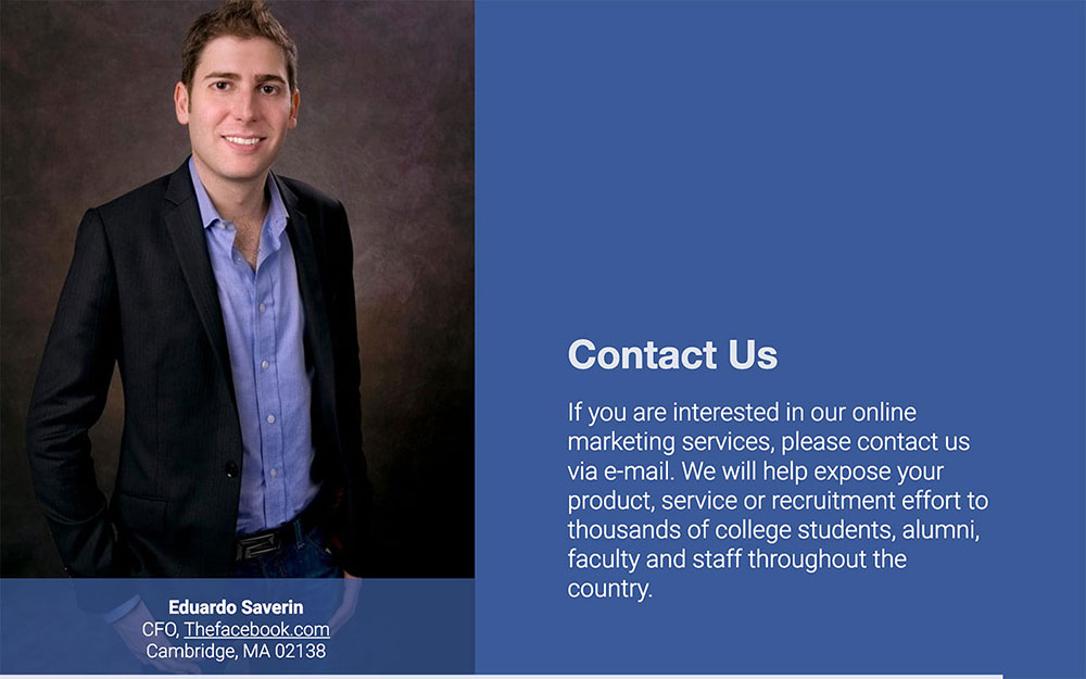 Facebook’s original pitch deck | Free & Fully Customizable