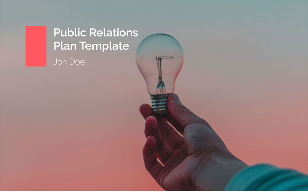 PR Planning Template [Customizable]