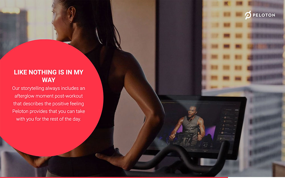 Peloton Pitch Deck Template | Free & Fully Customizable