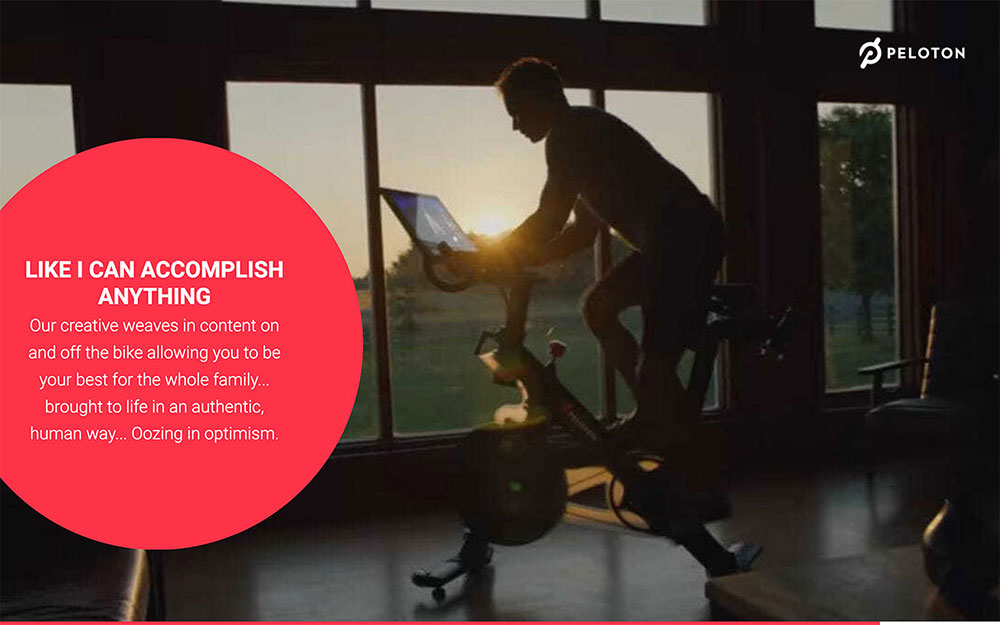 Peloton Pitch Deck Template | Free PDF & PPT Download