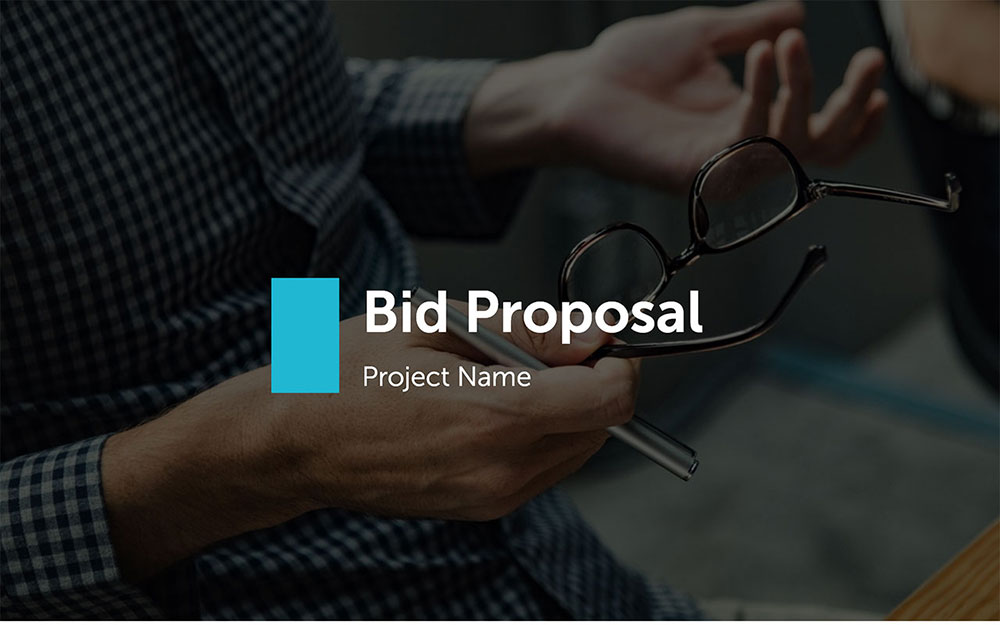 Bid Proposal Template [Customizable]