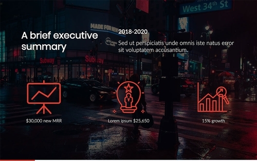 Executive Report Template [Customizable]