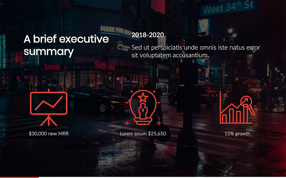 Executive Report Template [Customizable]