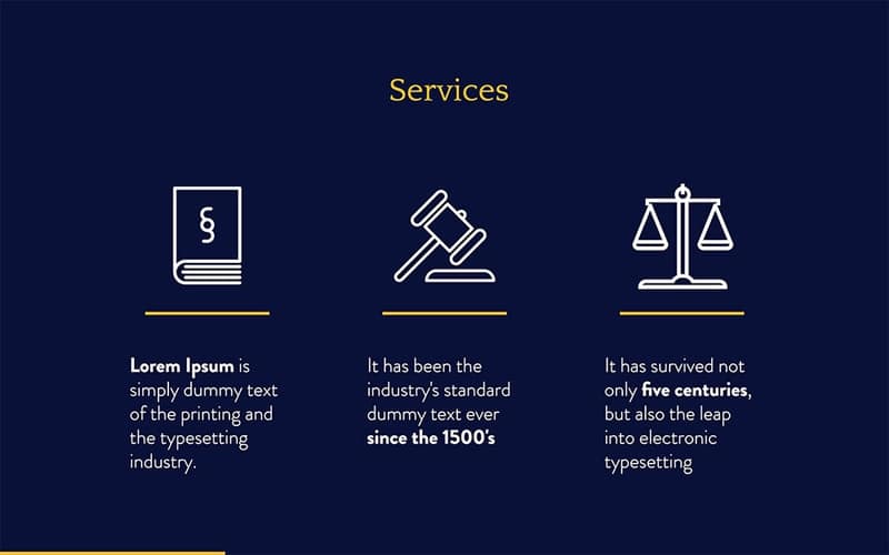 Legal Presentation Template [Customizable]