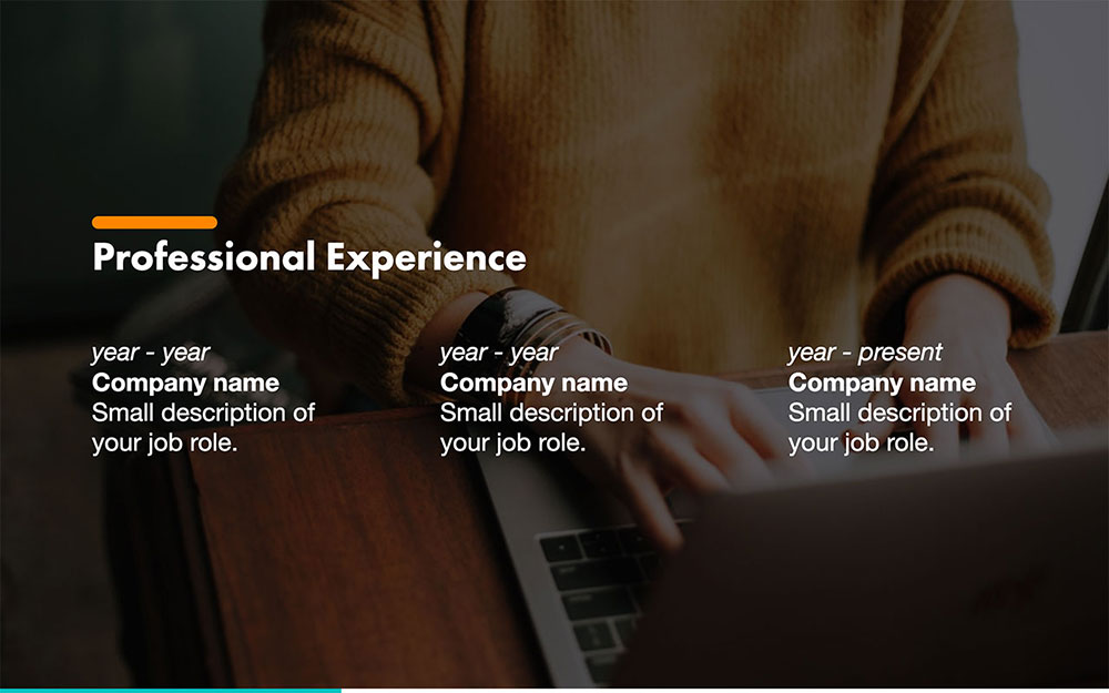 Professional Profile Template [Customizable]