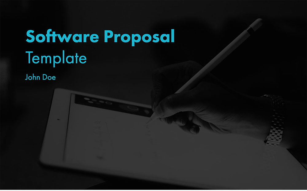 Software Proposal Template | Free PDF & PPT Download