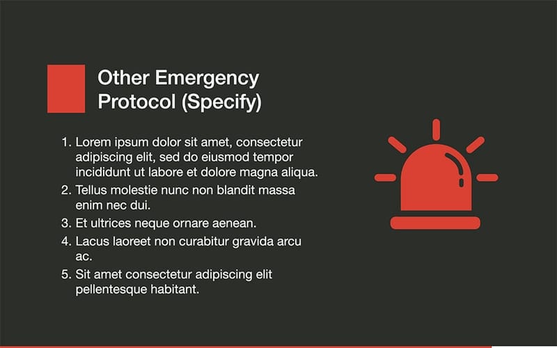 Emergency & Safety Protocol Template | Free PDF & PPT Download