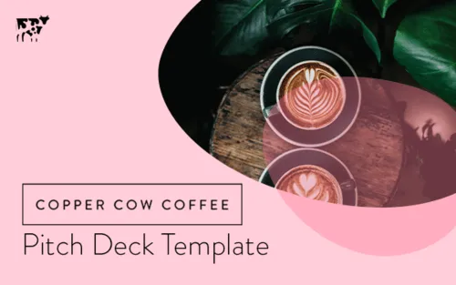 Copper Cow Coffee Pitch Deck Template [Customizable]