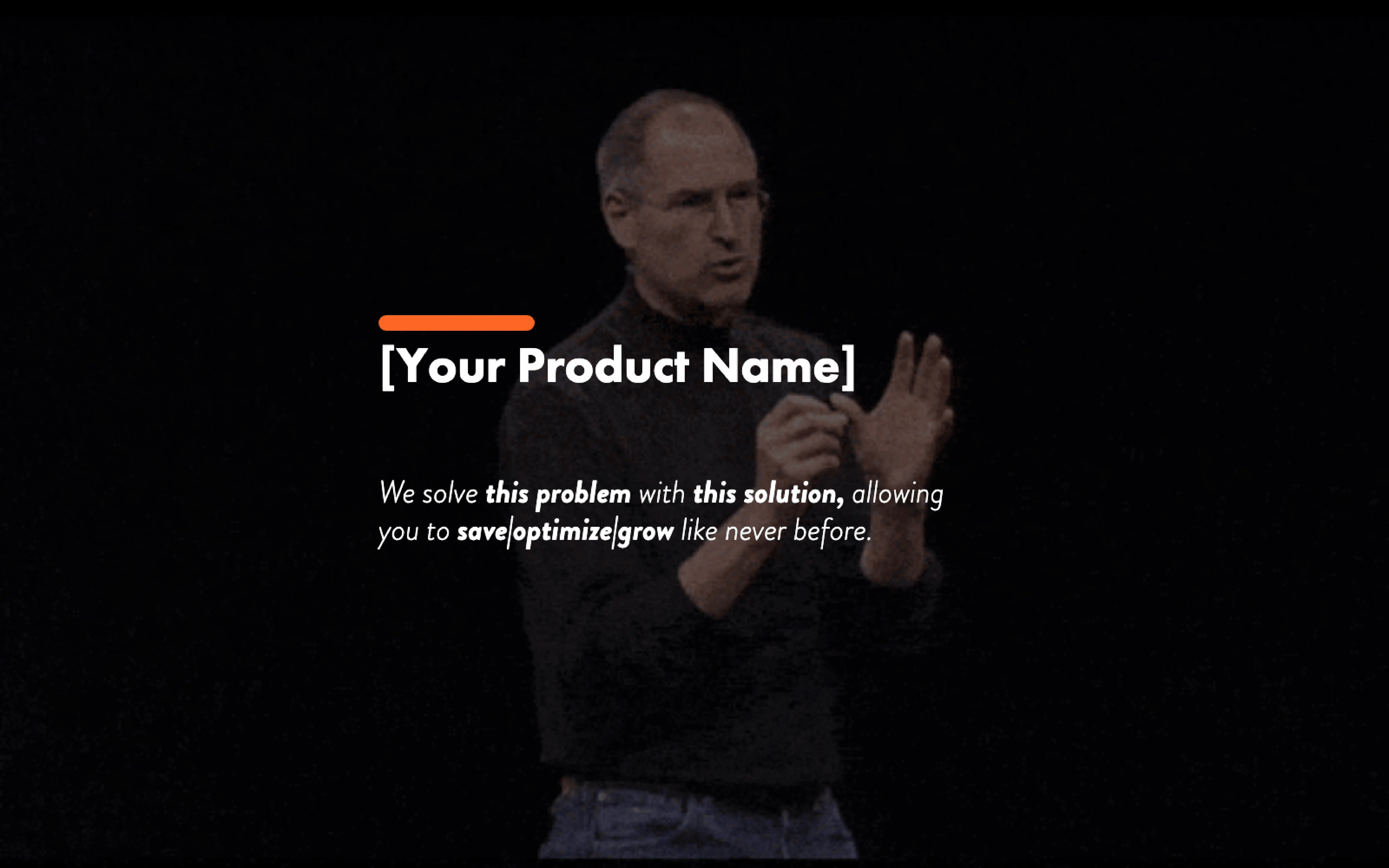 3 Minute Pitch Deck Template [Customizable]