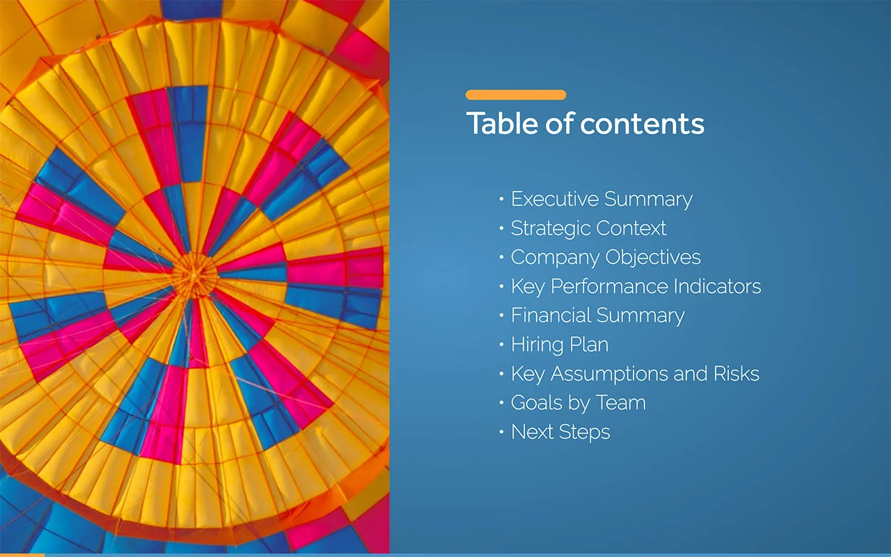 Operational Plan Template [Customizable]