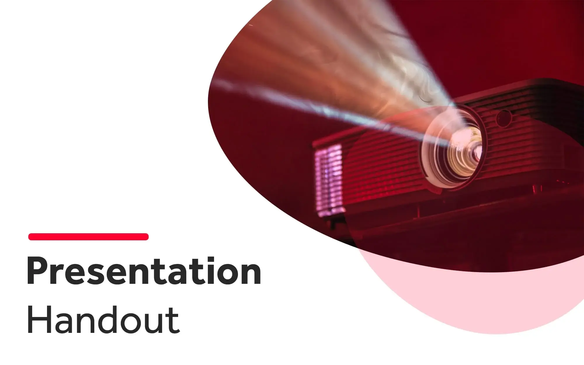 Presentation Handout Template Customizable 
