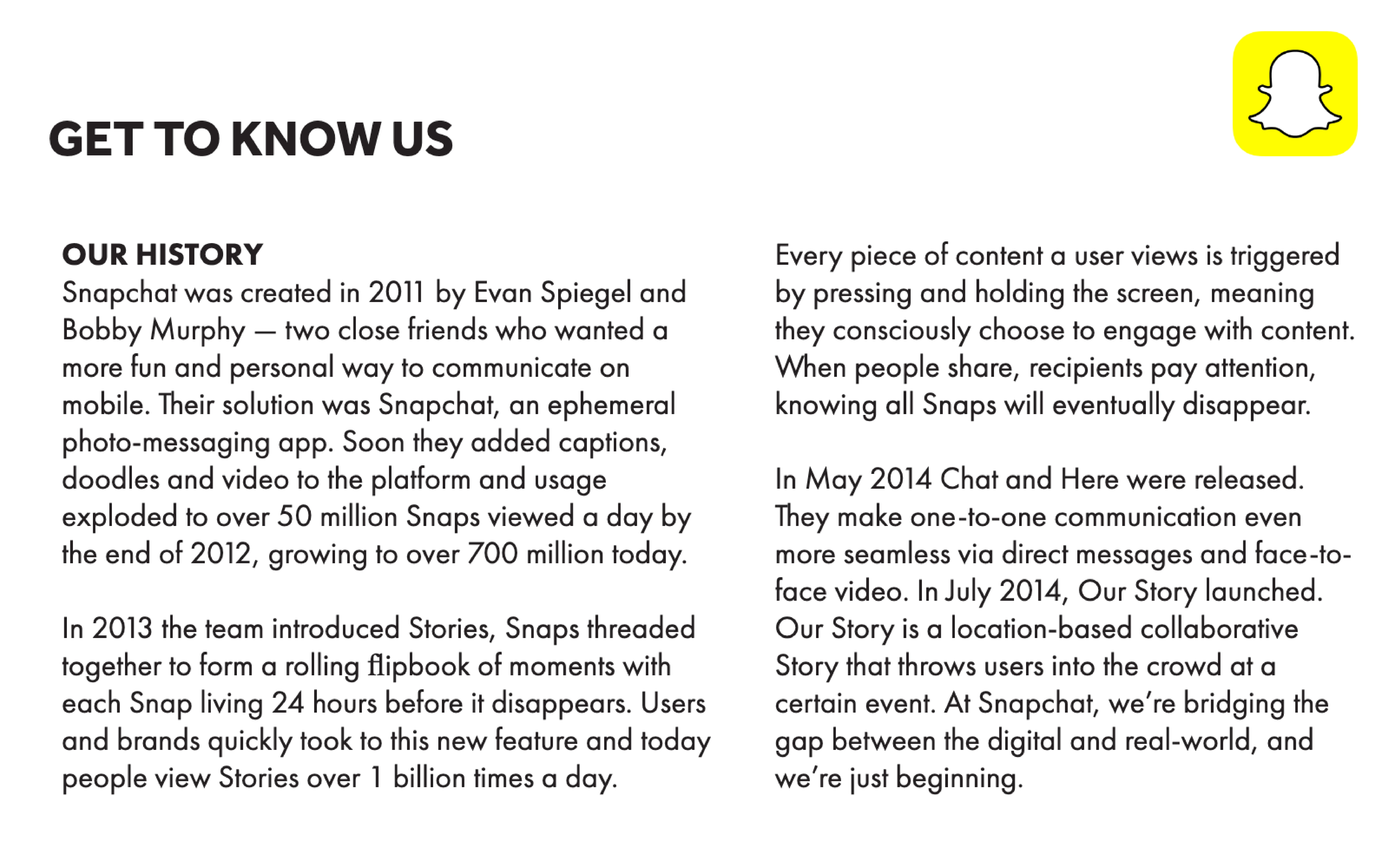 Snapchat for Business Template [Customizable]