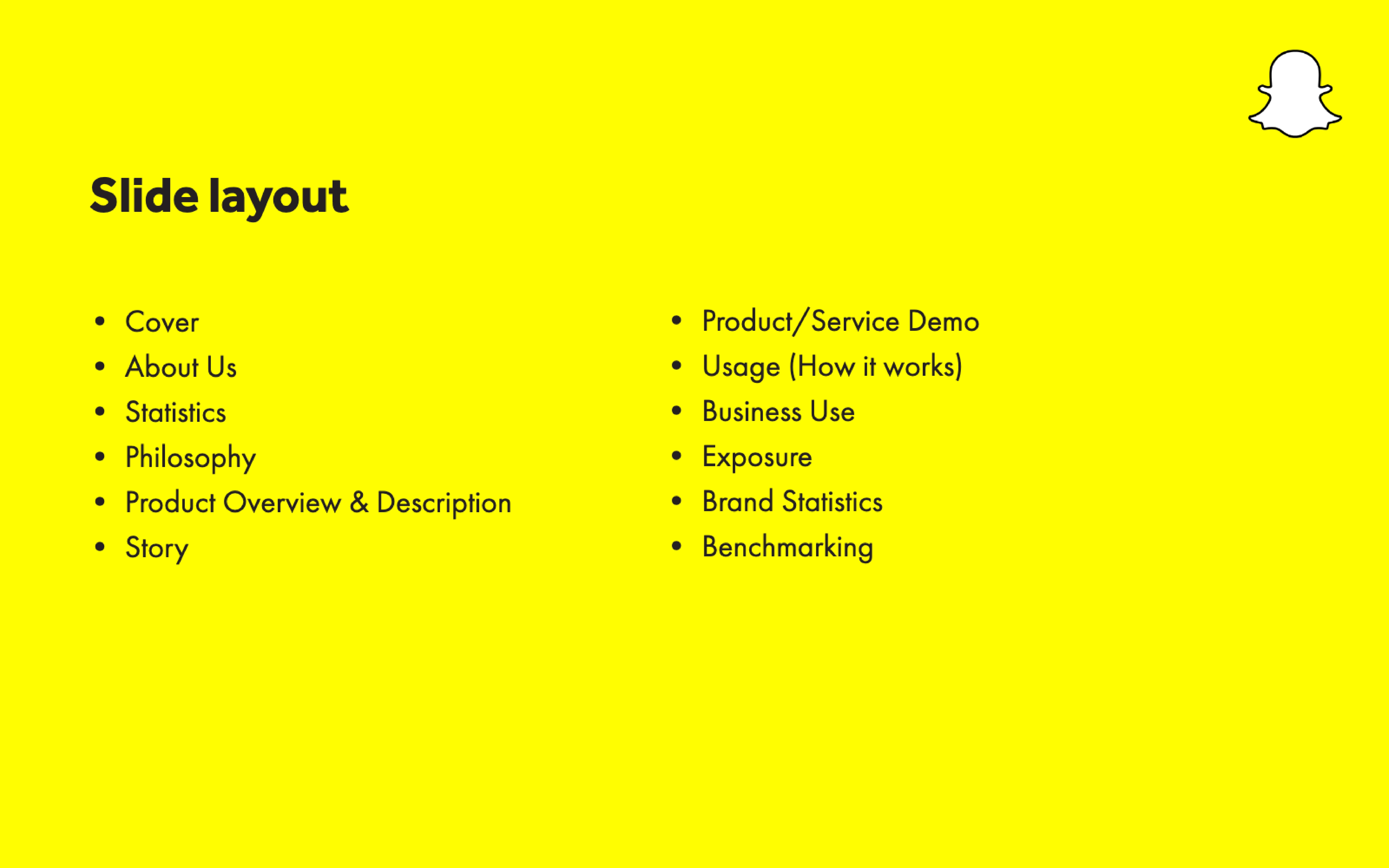 Snapchat for Business Template [Customizable]