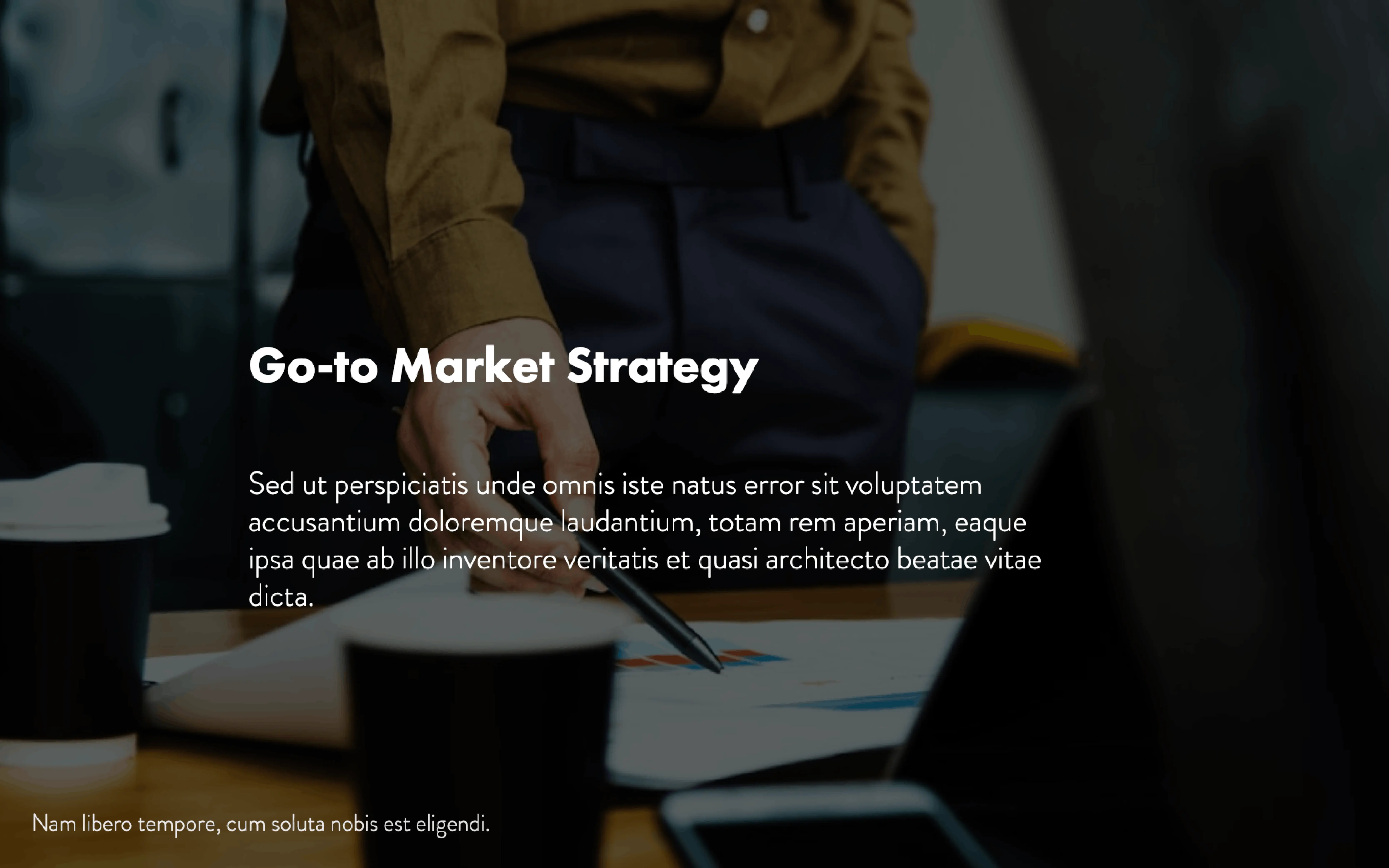 Go to Market Strategy Template [Customizable]