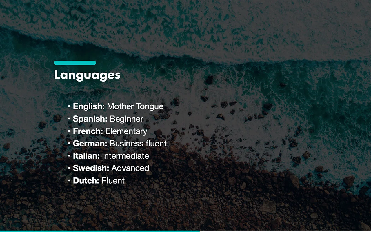 Professional Profile Template [Customizable]