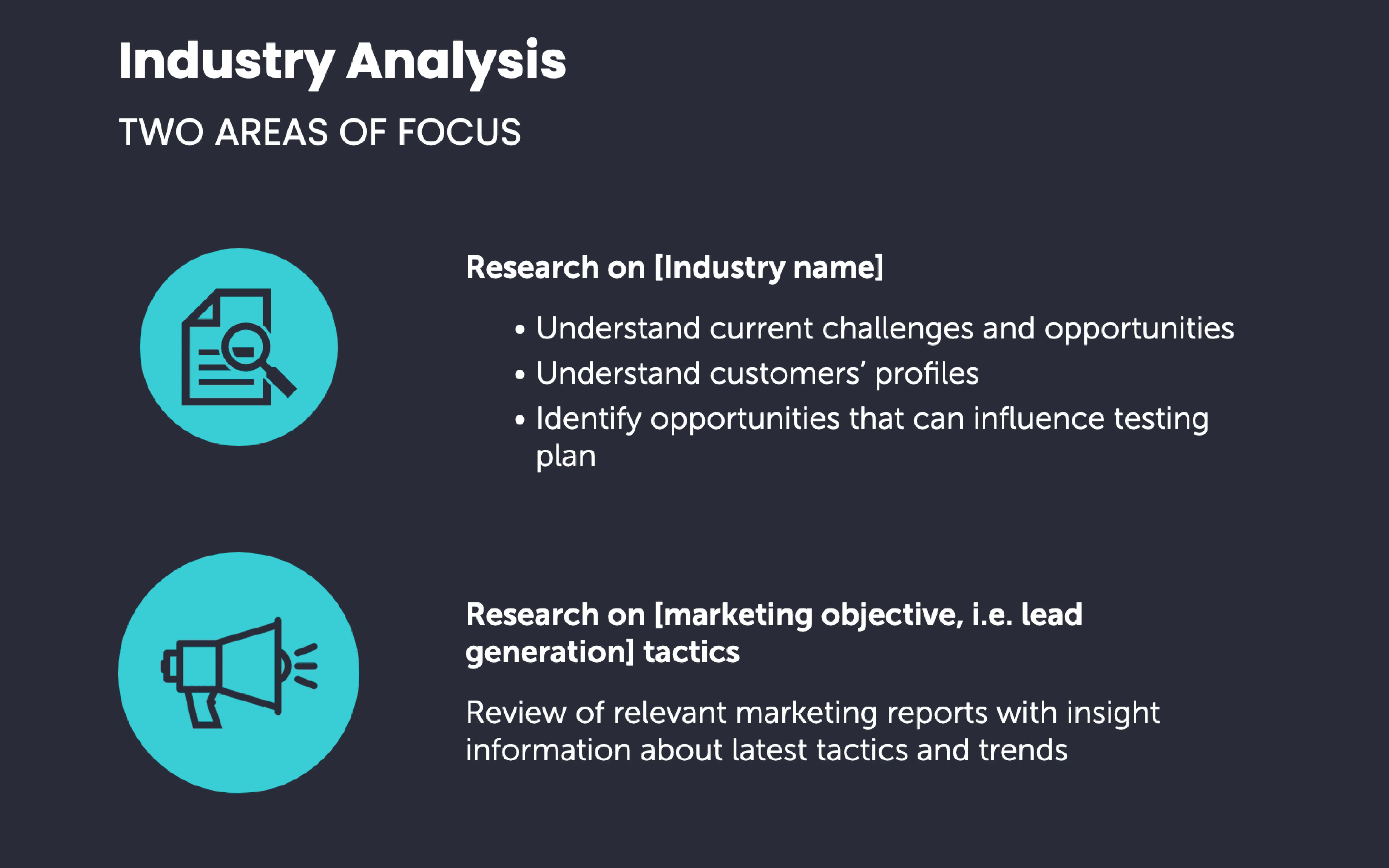 Competitor Analysis Template [Customizable]