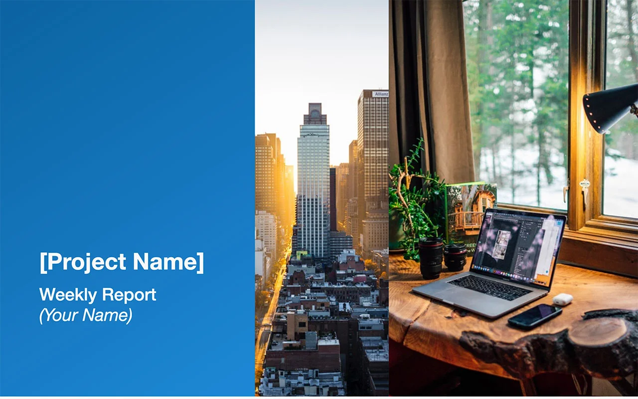 Weekly Report Template [Customizable]