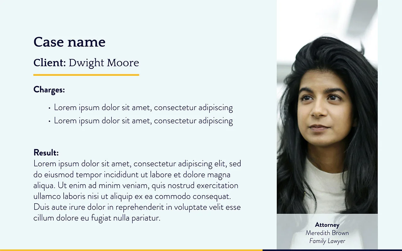 Legal Presentation Template [Customizable]