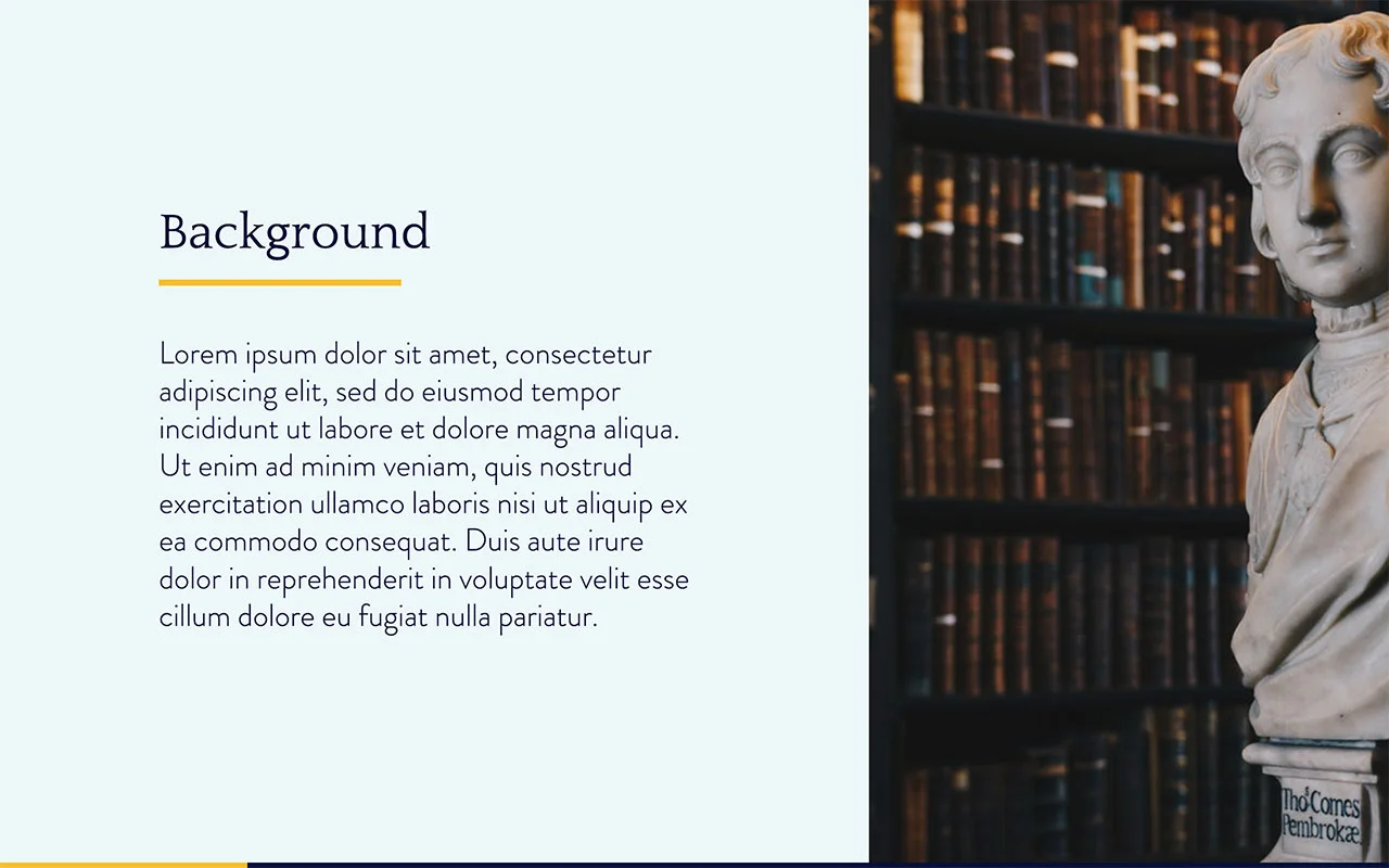 Legal Presentation Template [Customizable]