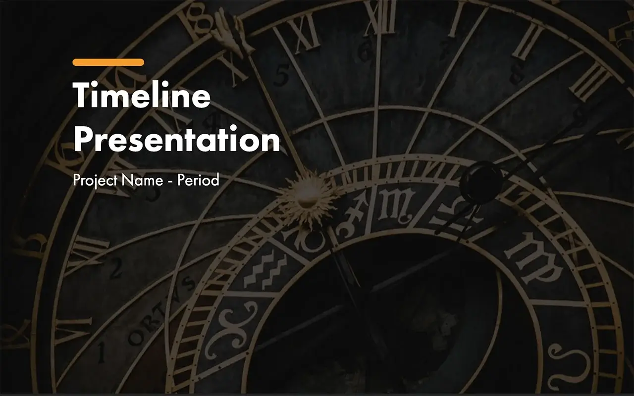 Timeline Presentation Template [Customizable]