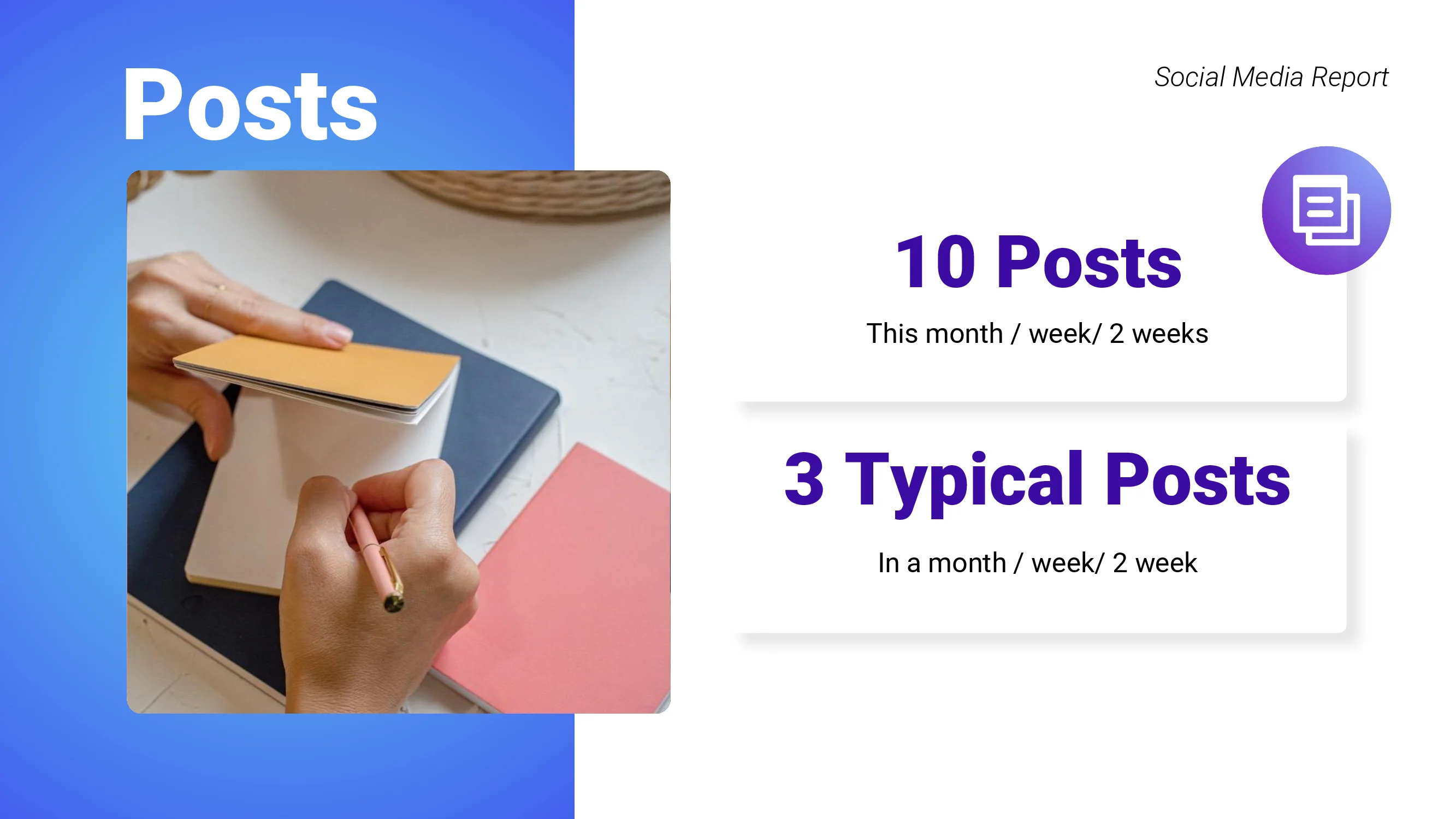 Social Media Report Template [Customizable]