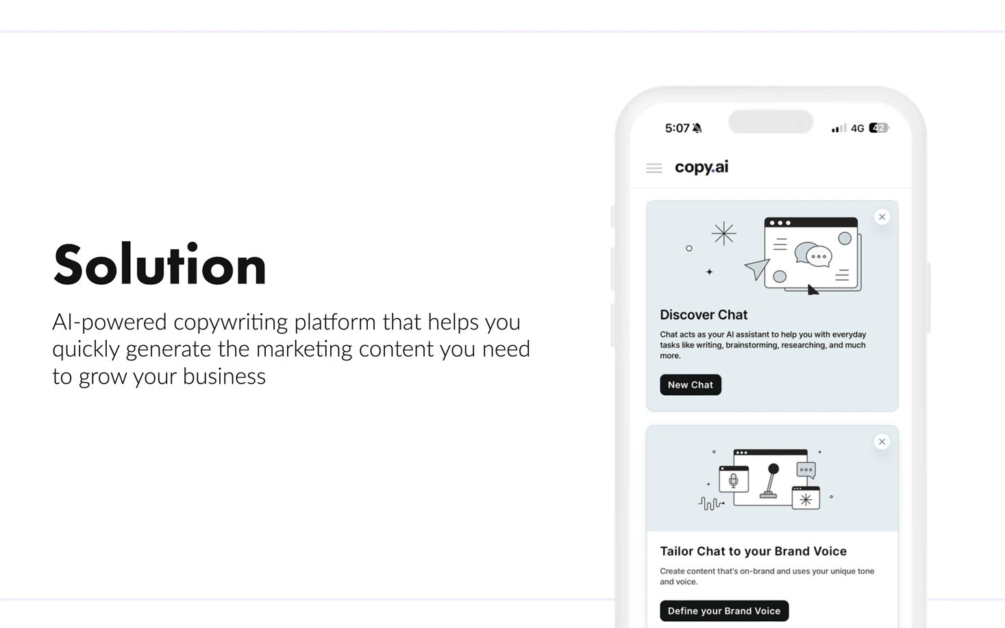 Copy AI Pitch Deck Template [Customizable]