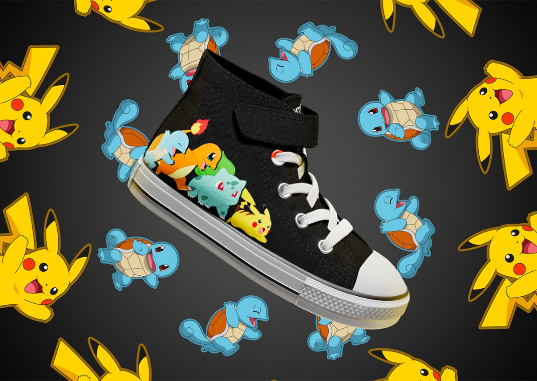 The Pokemon x Converse 25th Anniversary Collection Releases December ...