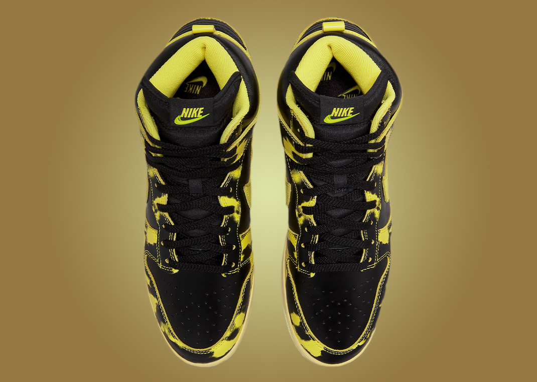 Nike Dunk High 1985 Yellow And Orange Acid Wash Release Date - Sneaker News