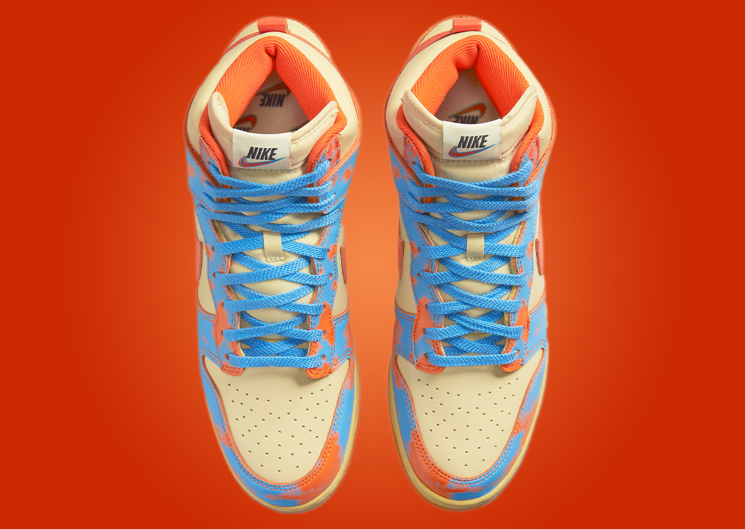 Nike Dunk High 1985 Yellow And Orange Acid Wash Release Date - Sneaker News