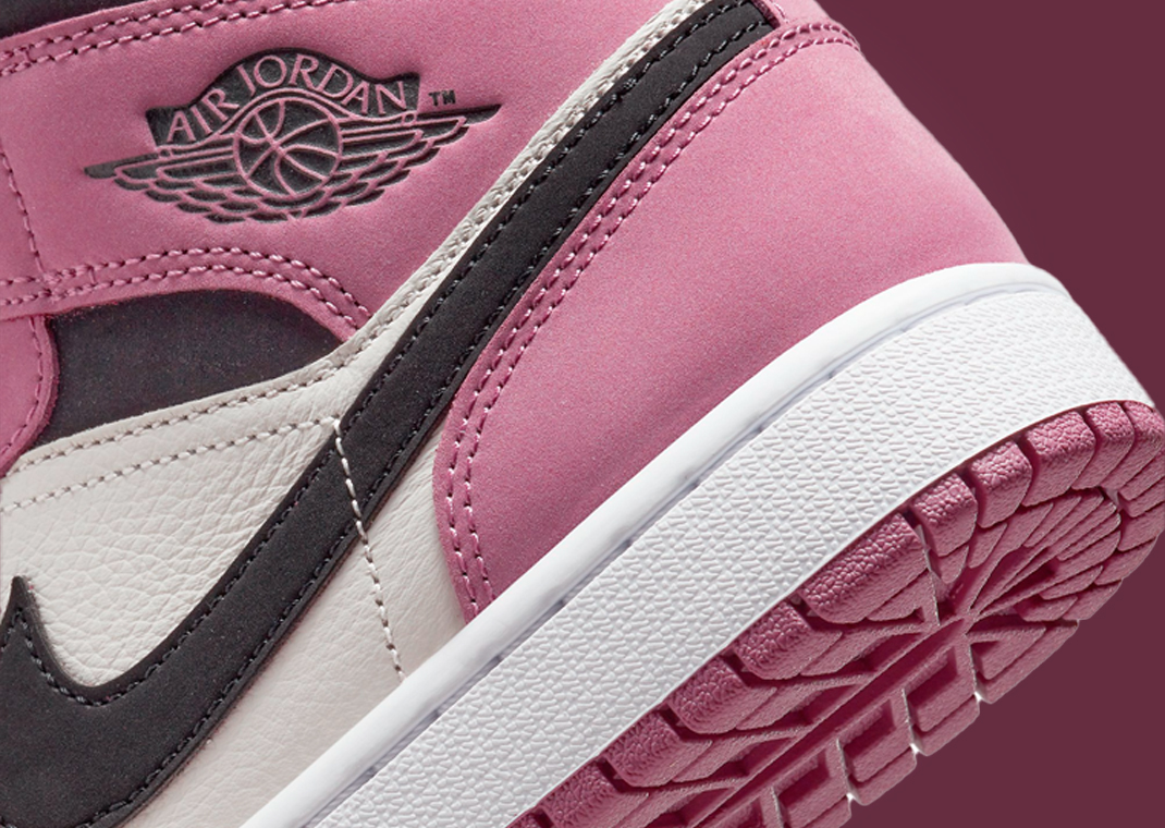Berry Pink Covers This Air Jordan 1 Mid - Sneaker News