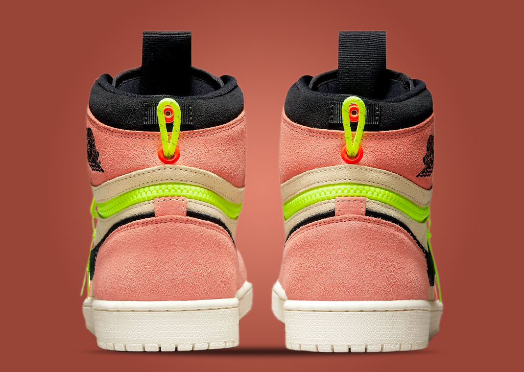 The Air Jordan 1 High Switch Appears In Peach And Volt - Sneaker News