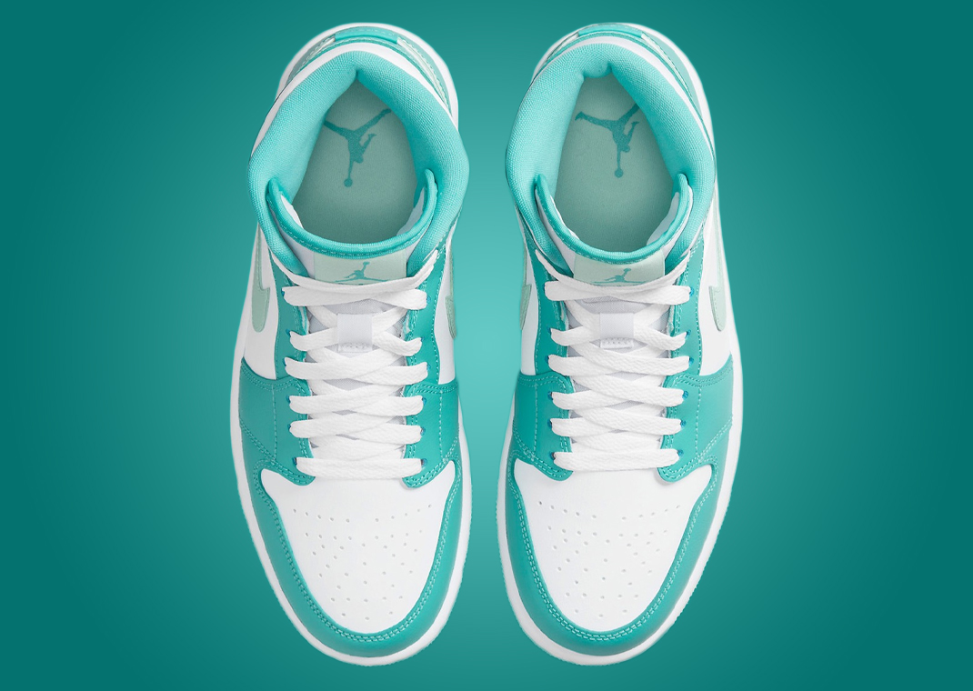 Washed Teal Makes It To This Air Jordan 1 Mid - Sneaker News
