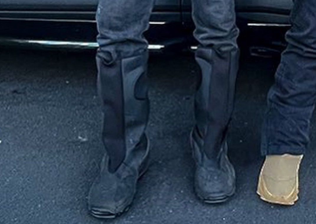 Ye Spotted Wearing A New adidas Yeezy Boot Prototype - Sneaker News