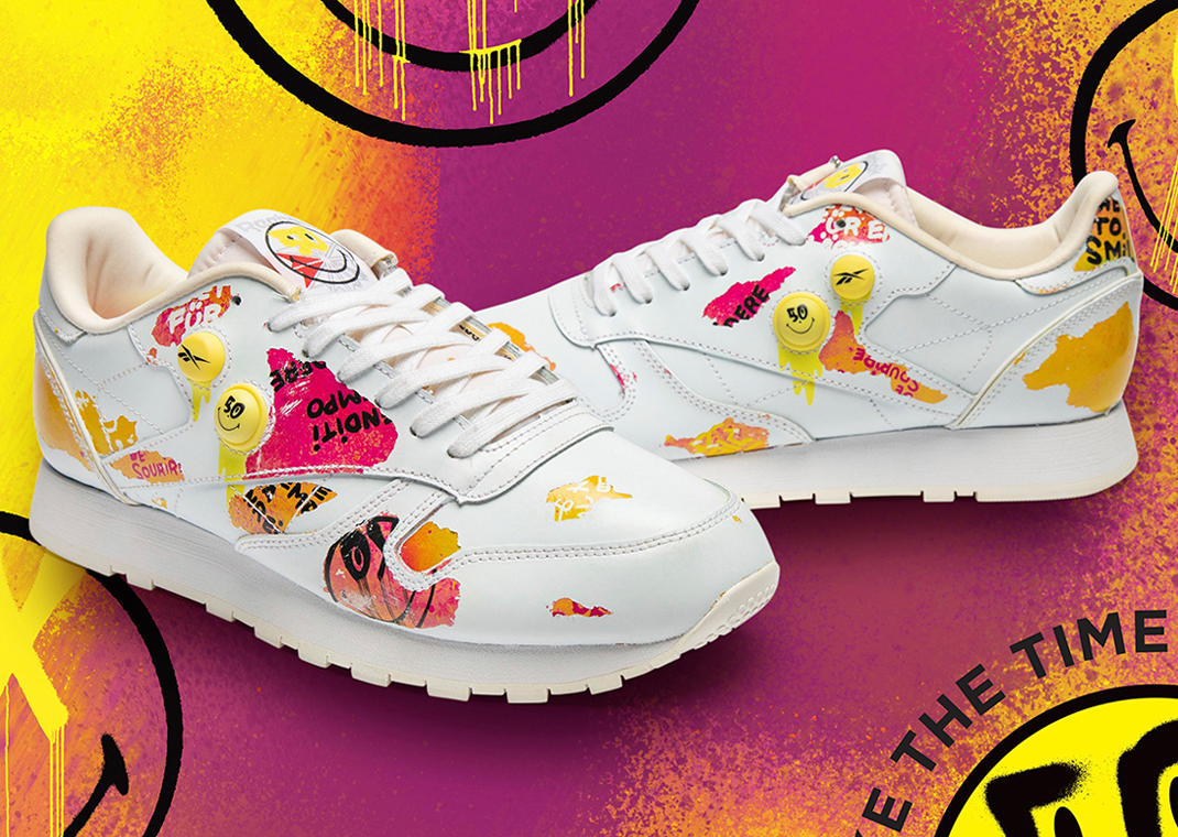 The Smiley’s 50th Anniversary Is Celebrated On This Reebok Classic ...