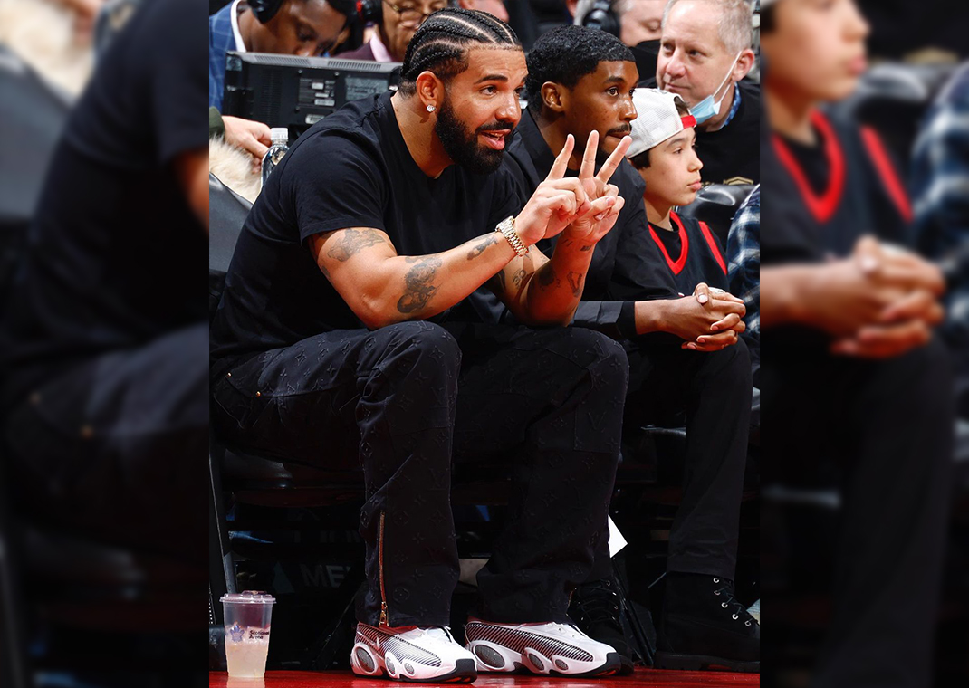Drake Spotted In Another Colorway Of His New Nocta x Nike Silhouette ...