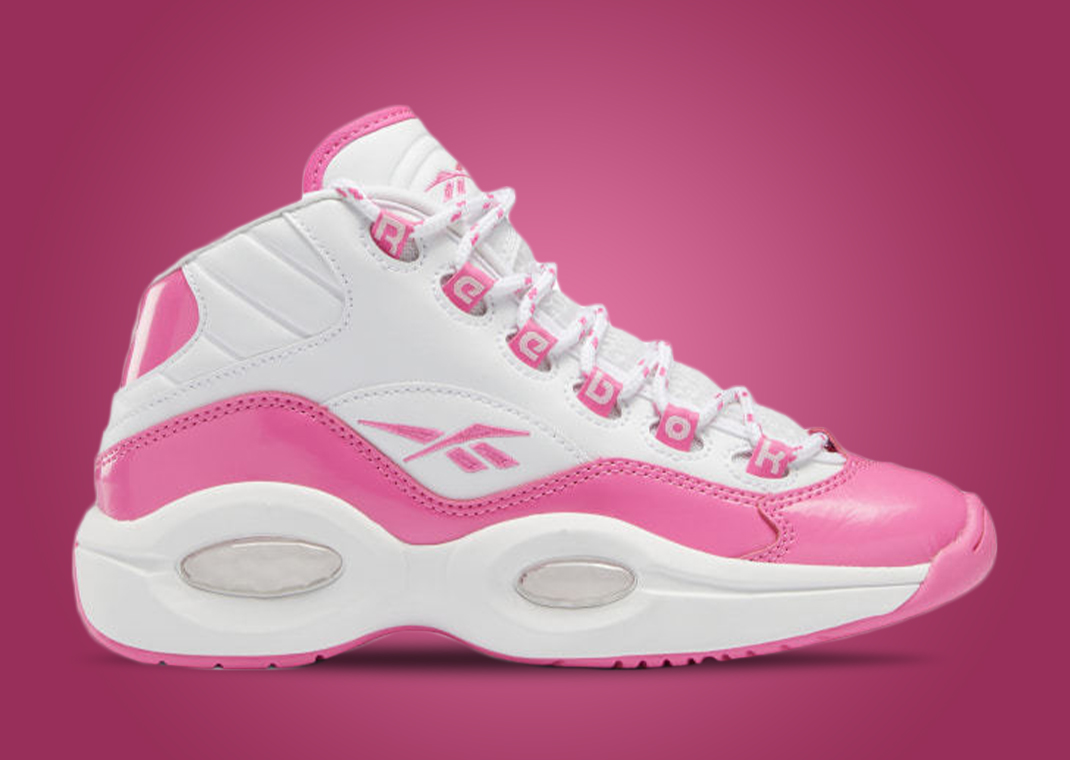 This Kids Exclusive Reebok Question Mid Comes In Atomic Pink - Sneaker News