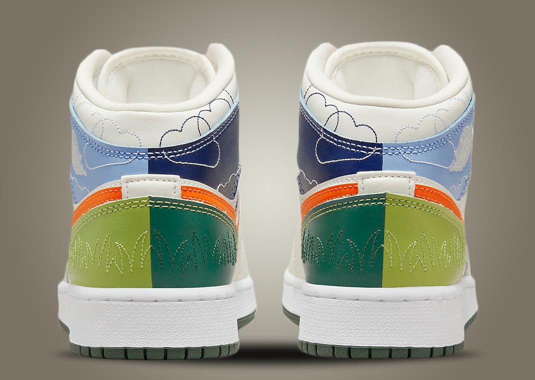 The Air Jordan 1 Mid Summer Stitch Arrives Just In Time - Sneaker News