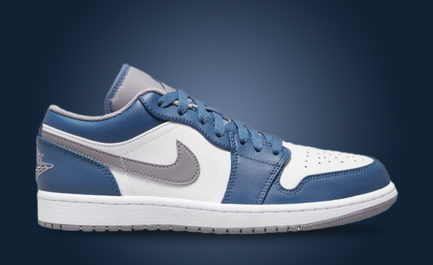 This Air Jordan 1 Low Comes In True Blue - Sneaker News